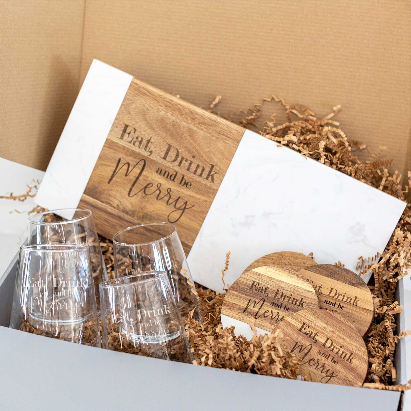 Eat, Drink, and Be Merry - 9 pc Gift Set - Love, Georgie