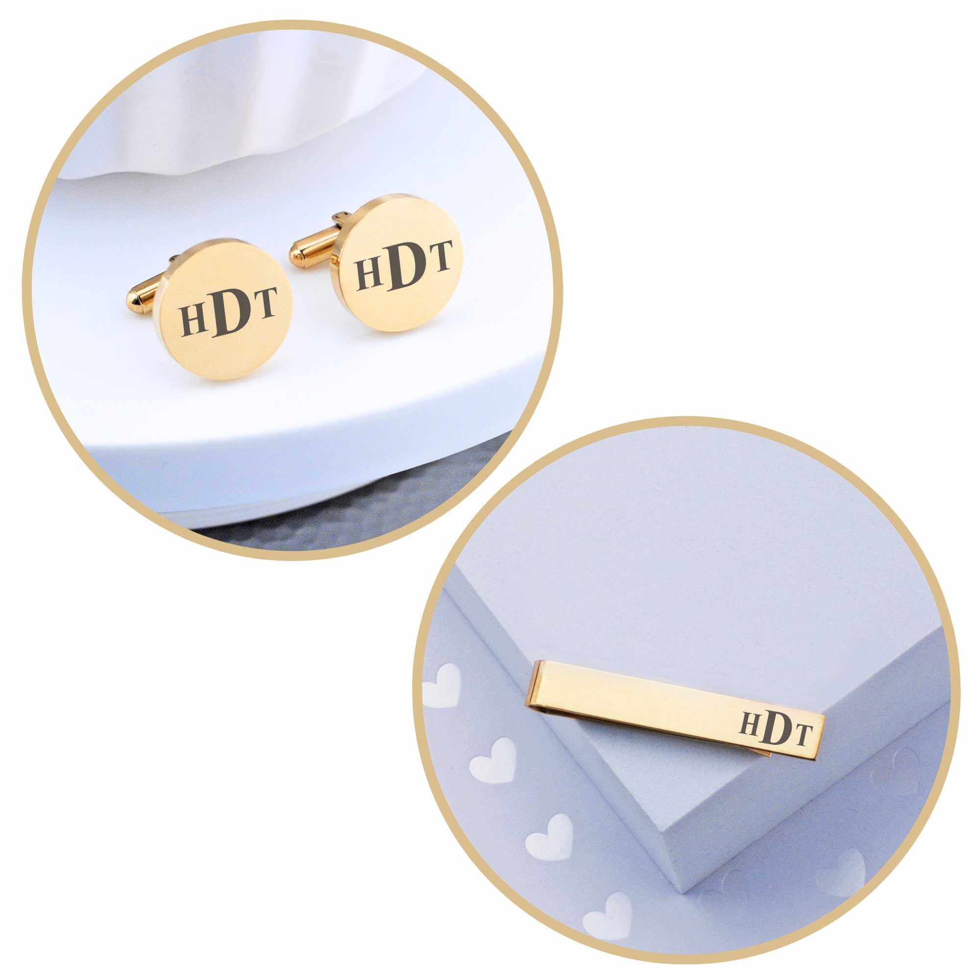 Monogrammed Cufflinks - Cufflinks Custom - Love, Georgie