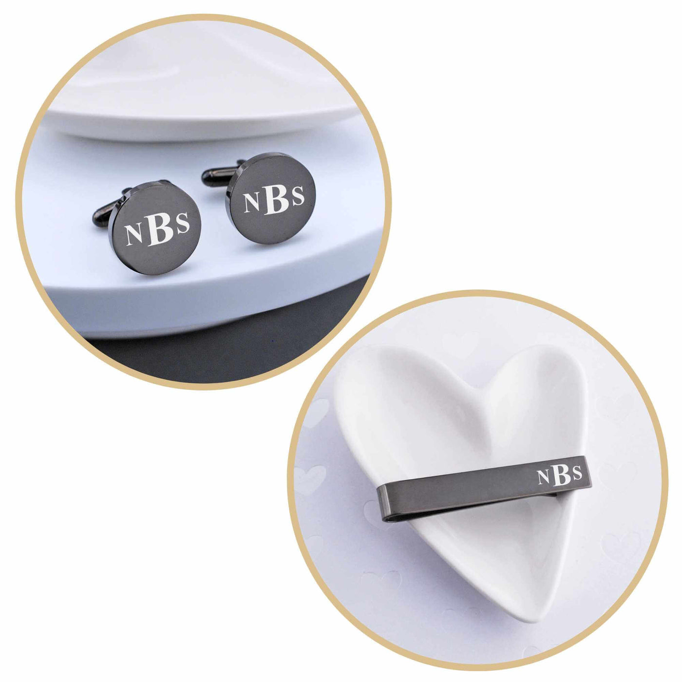 Monogrammed Cufflinks - Cufflinks Custom - Love, Georgie