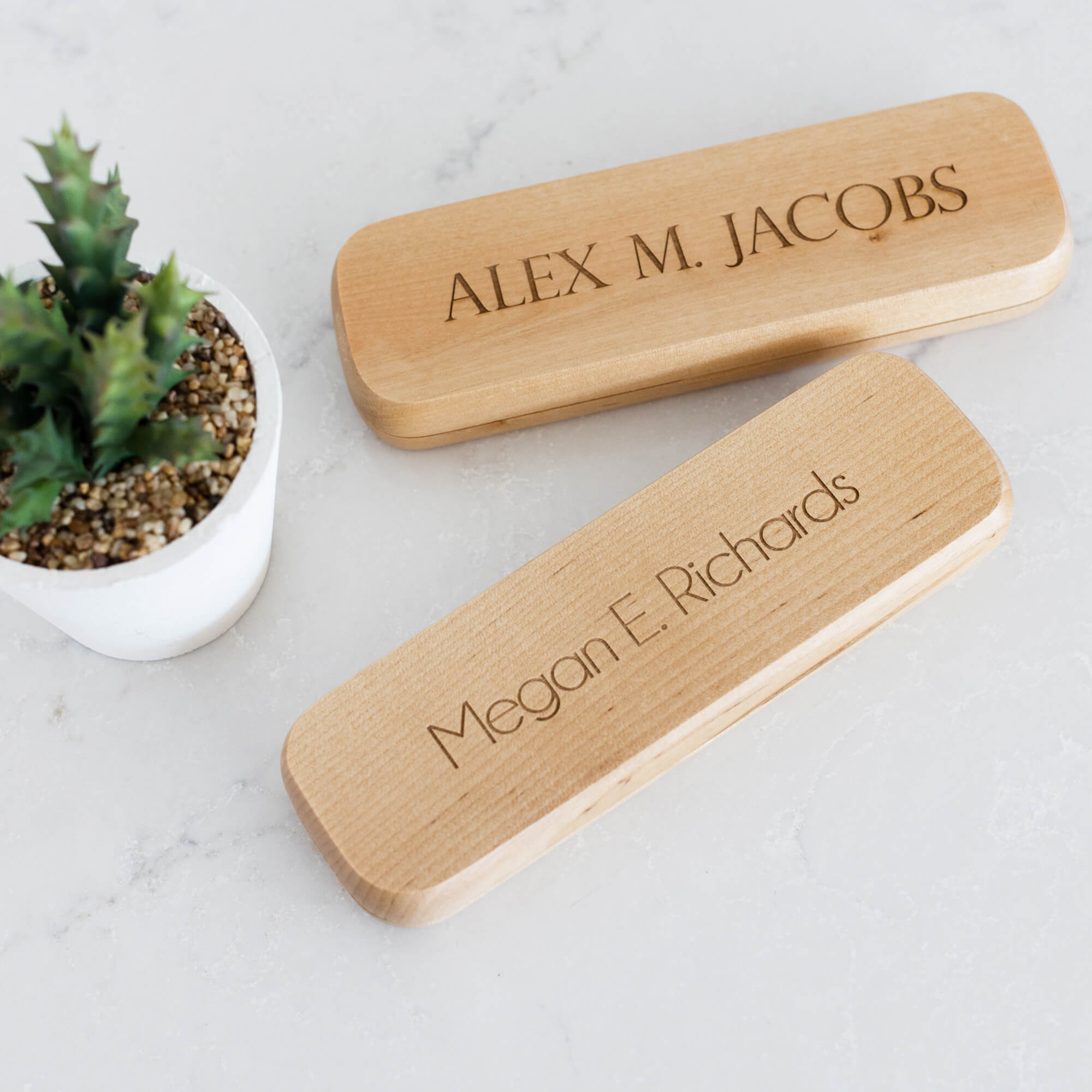 Customized Maple Pen and Pencil with Case - Love, Georgie
