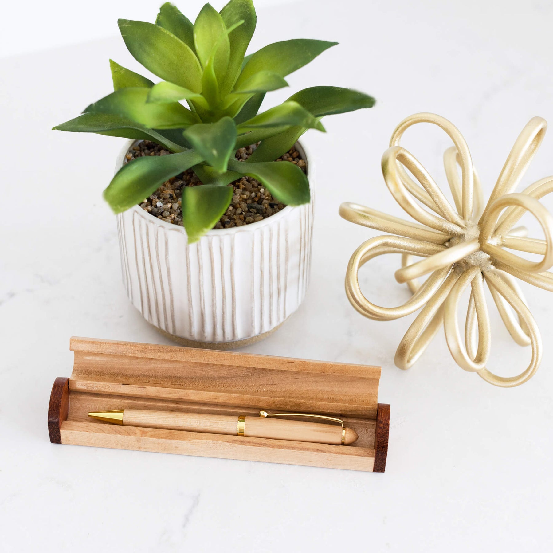 Personalized Maple Pen and Case - Love, Georgie