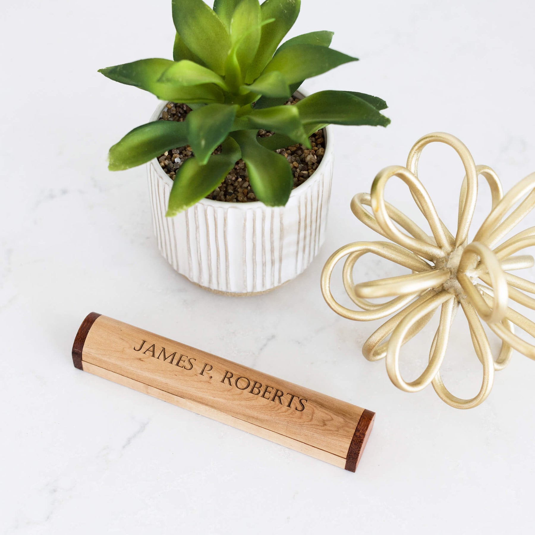 Personalized Maple Pen and Case - Love, Georgie