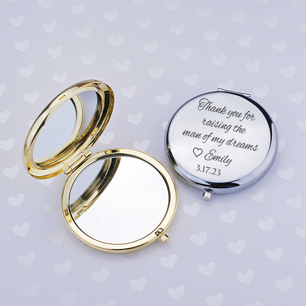 Compact Mirror Set for Mother of the Bride, Mother of the Groom - Love ...