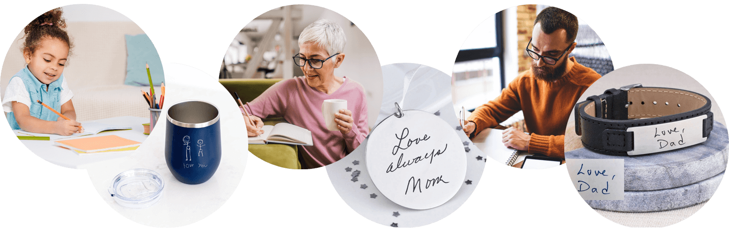 How to Order Products with Engraved Handwriting or Images - Love, Georgie