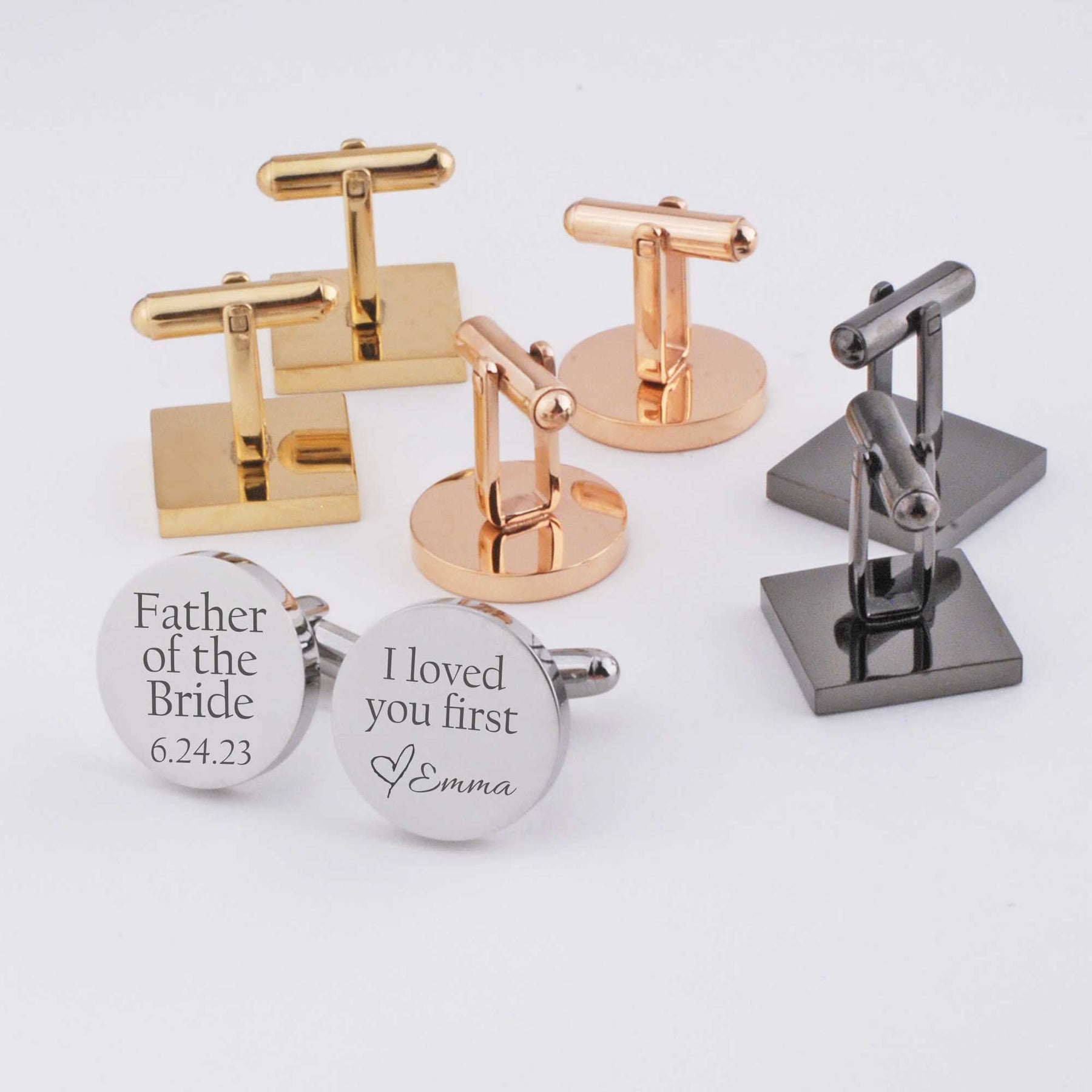 Father of the Bride Cufflinks - Dad Cufflinks For Sale - Love, Georgie