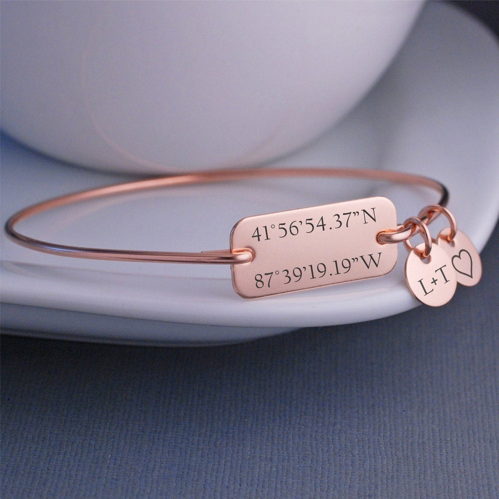 Longitude And Latitude Bracelets